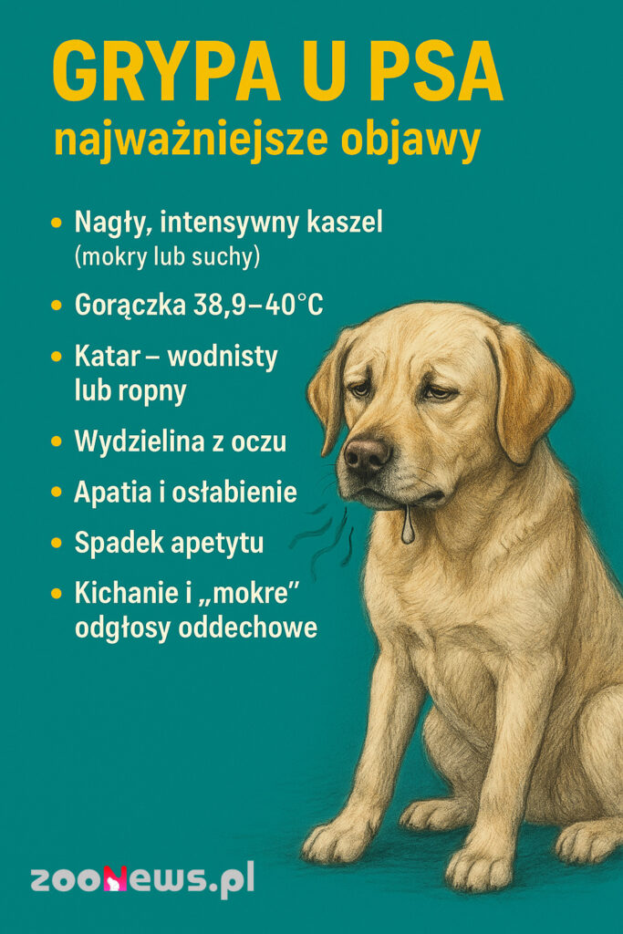 Czy pies może mieć grypę?
